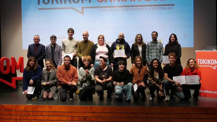 Toki komunikabideen urteko lan onenak saritu dituzte Tokikom Sarietako zortzigarren edizioan ...